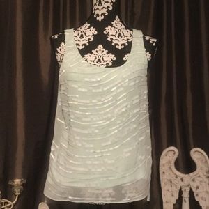 Express | Tops | Seafoam Green Sequin Top | Poshmark